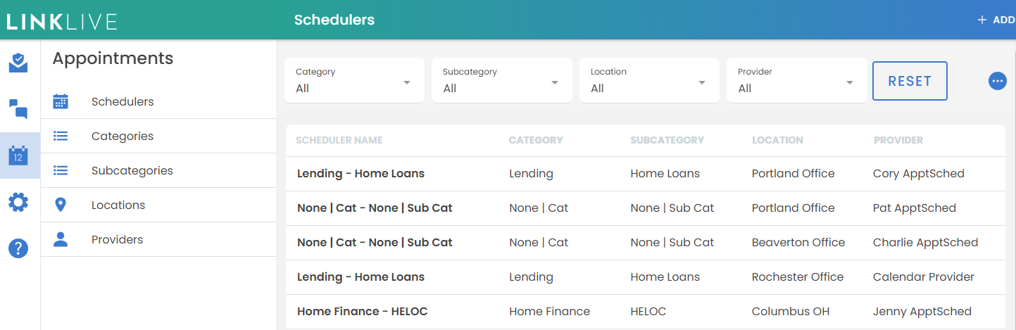 Appointments Manager: Scheduler Management